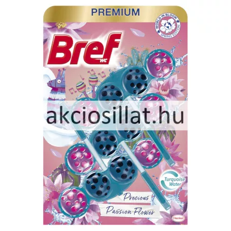 Bref Color Aktiv Passion Flower WC-frissítő 3x50g - Olcsó parfüm és pa